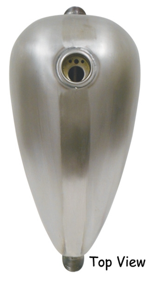 MID-USA Motorcycle Parts. 2.2 GALLON NARROW MUSTANG STYLE GAS TANK FOR ...