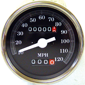 MID-USA Motorcycle Parts. V-FACTOR SPEEDOMETER GAUGES FOR FX MODELS