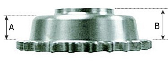 MID-USA Motorcycle Parts. OFFSET TRANSMISSION SPROCKETS FOR BIG TWIN 5 ...