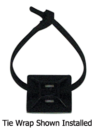 MID-USA Motorcycle Parts. V-FACTOR MOUNT FOR TIE WRAPS