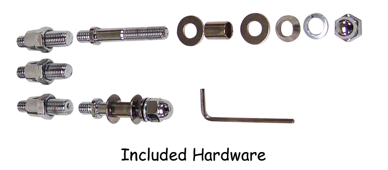 MID-USA Motorcycle Parts. V-FACTOR FIREBALL MIRROR SET FOR ALL MODELS