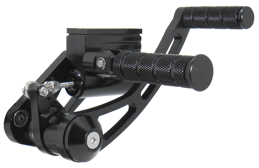 MID-USA Motorcycle Parts. FORWARD CONTROLS, BLACK BILLET USE ON 1936/99 ...