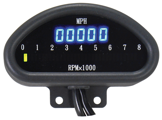 MID-USA Motorcycle Parts. DIGITAL INS PANEL W/SPDO/TACH REQUIRES HB ...