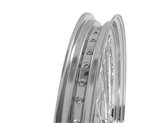 MID-USA Motorcycle Parts. FRONT SPOOL WHEEL,CHROME CUSTOM APPLICATIONS ...