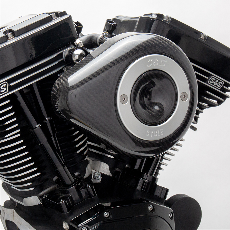 MID-USA Motorcycle Parts. AIR CLEANER KIT,S&S STEALTH CARBON FIBER,FITS ...