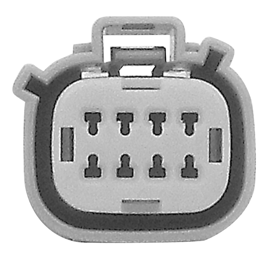 MID-USA Motorcycle Parts. GRAY 8 PIN FEMALE HOUSING UW MOLEX PIN TYPE ...